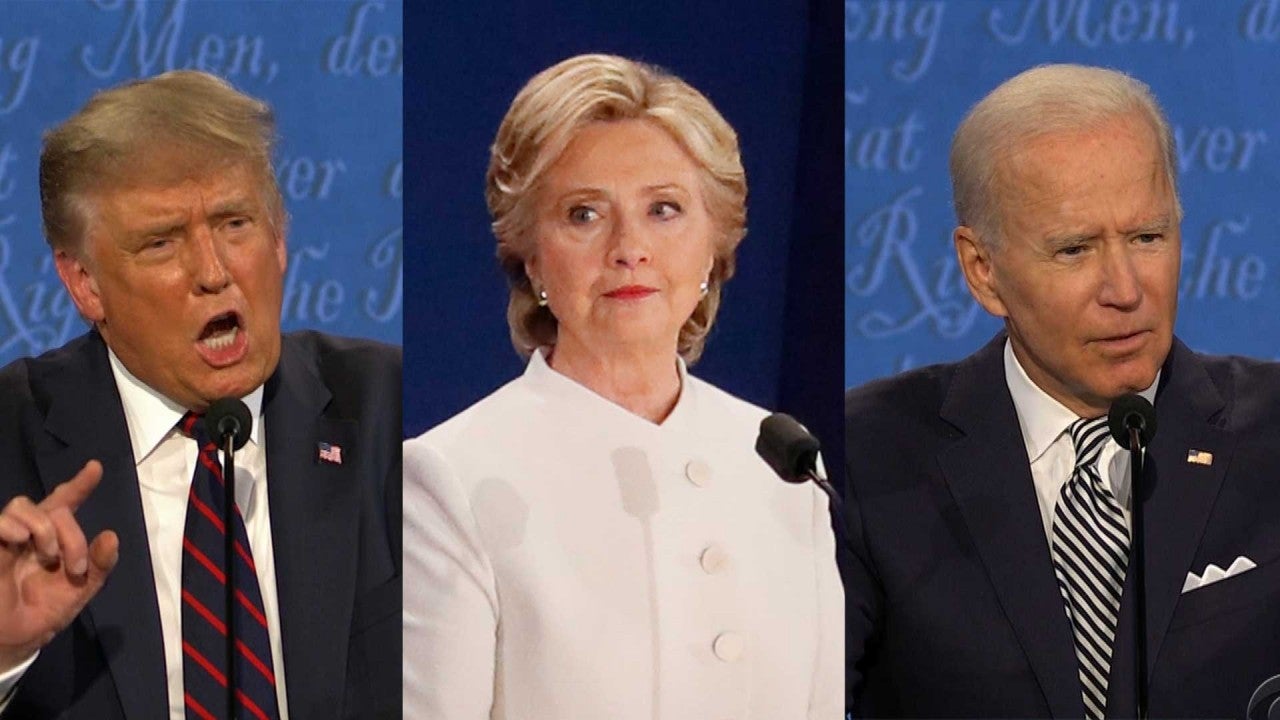Hillary Clinton Reacts to Joe Biden Asking Donald Trump to 'Shut Up ...