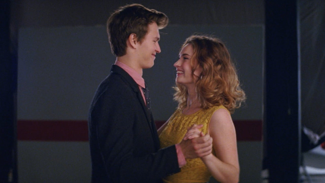 Ansel Elgort and Lily James Adorably Rehearse a Dance Number in ...
