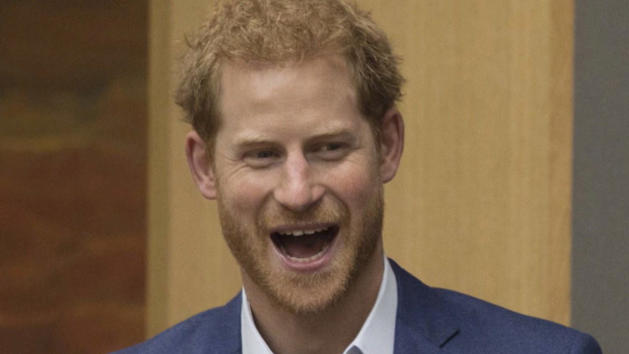 Prince Harry Is All Smiles During First Public Appearance in Girlfriend ...