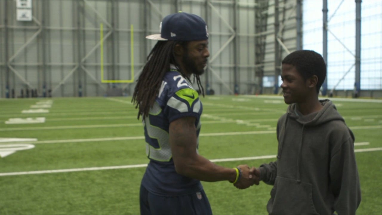 Seattle Seahawks' Richard Sherman Meets One Inspiring Teen in Heartfelt ...