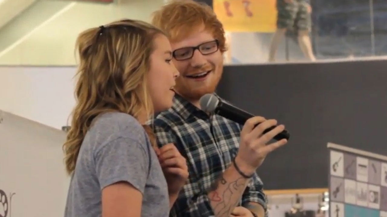 Ed Sheeran Surprises Teen Fan on Stage