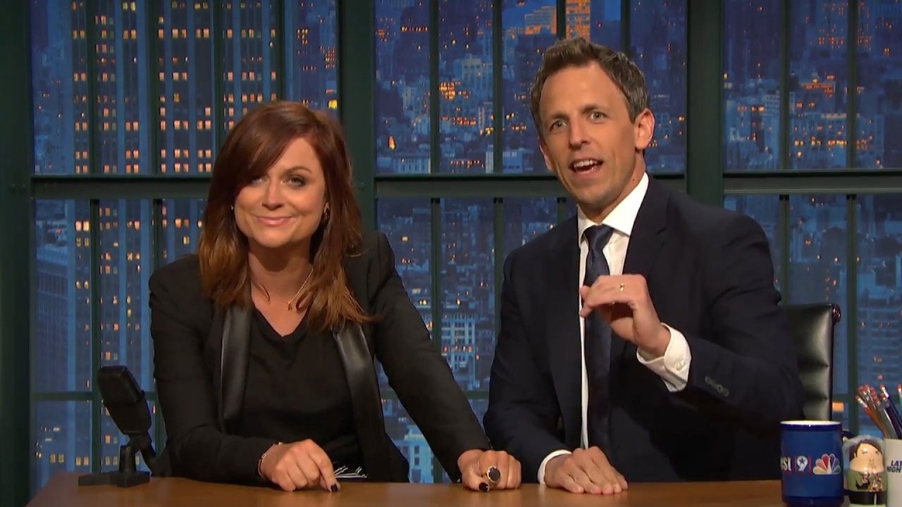 Really?! Amy Poehler and Seth Meyers Reunite For Iconic 'SNL' Skit