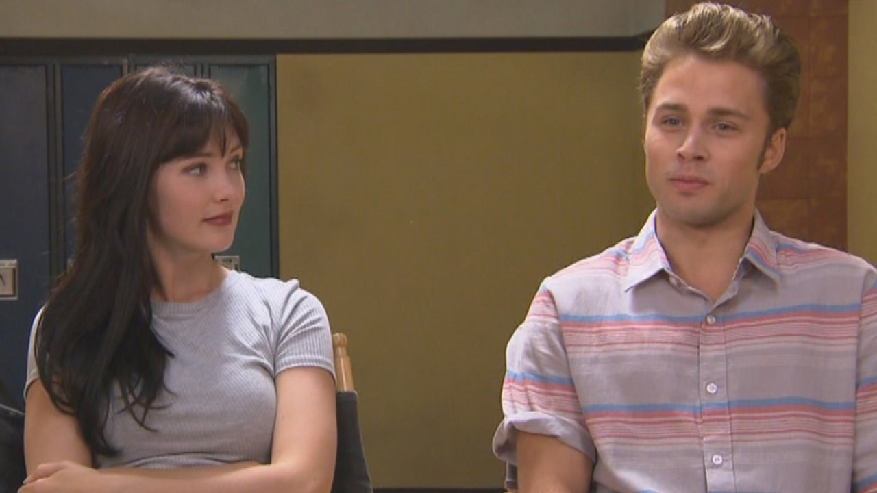 On the Set of Lifetime's 'Beverly Hills, 90210' Movie: Lots of Kissing