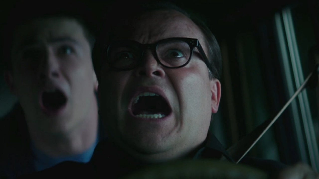 EXCLUSIVE: Jack Black Tries to Escape Giant Praying Mantis in 'Goosebumps'