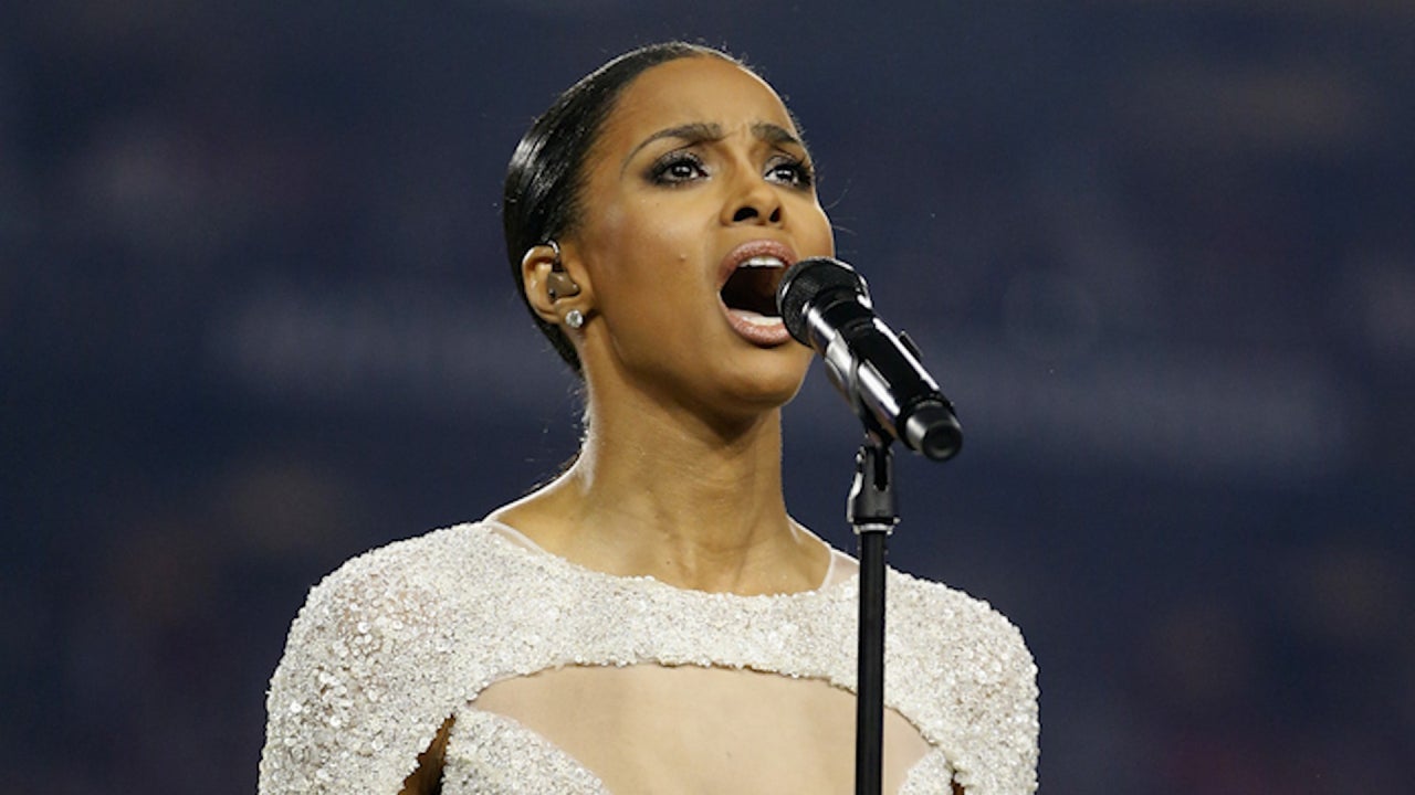 Ciara Stuns Singing the National Anthem, But Her Vocals Are Under Fire