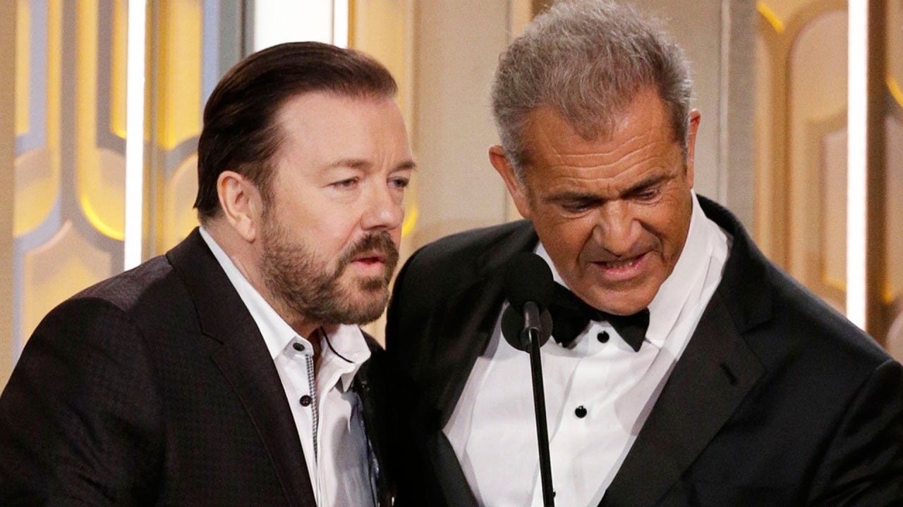 Here's The Totally NSFW Question Ricky Gervais Asked Mel Gibson at the ...