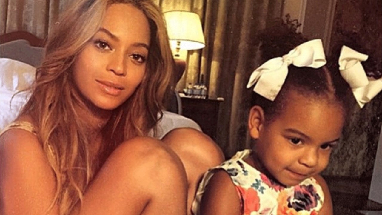 Beyonce Shares Sweet Photo of Blue Ivy Trying to Do Her Makeup Like Mommy