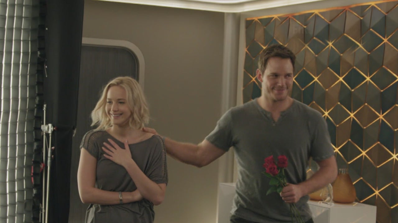 EXCLUSIVE: Jennifer Lawrence and Chris Pratt Fall in Love on the Space ...