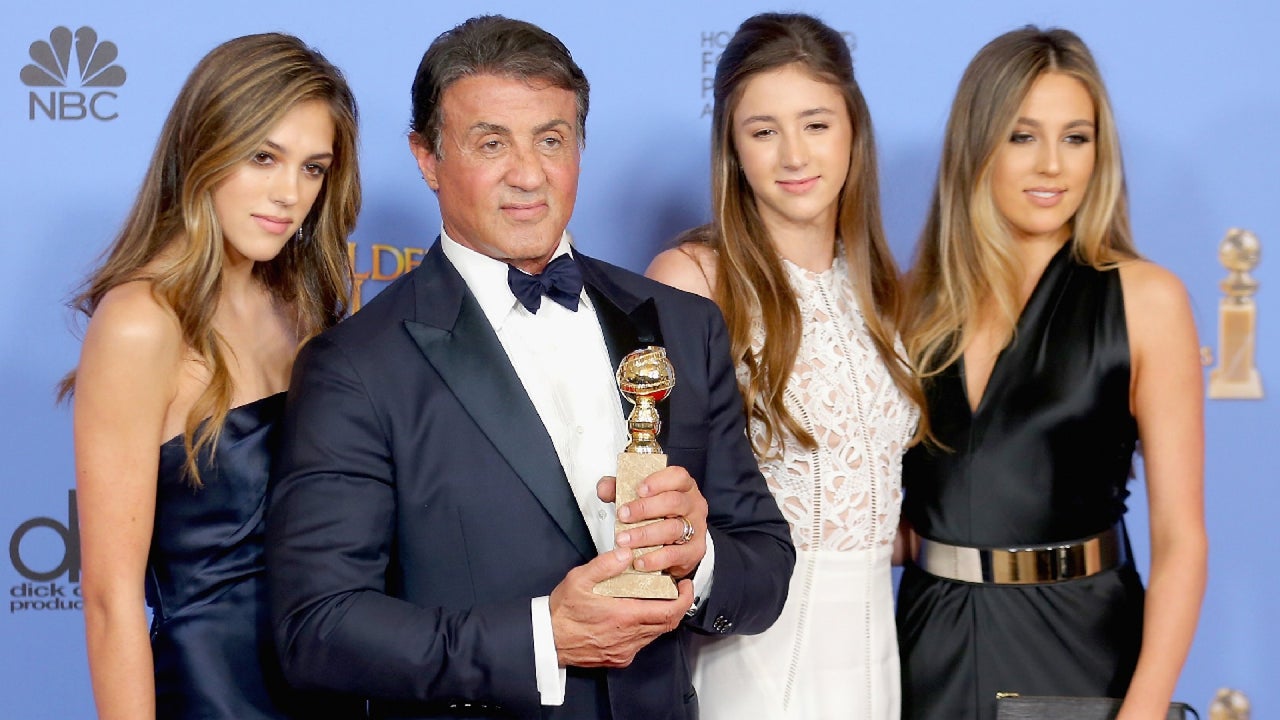 Sylvester Stallone's Three Daughters Officially Named Miss Golden ...