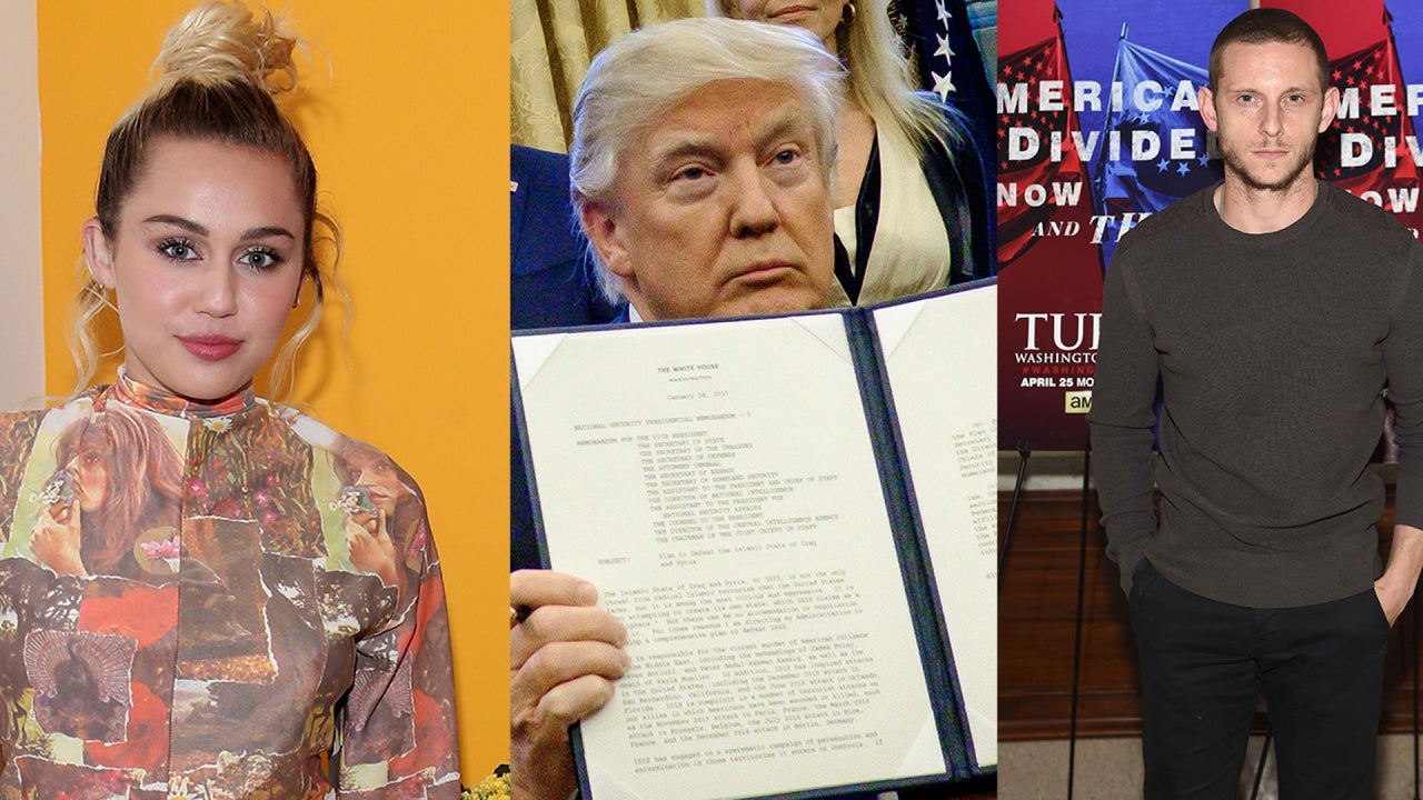 Miley Cyrus, Jamie Bell, Alyssa Milano & More Outraged Over President ...