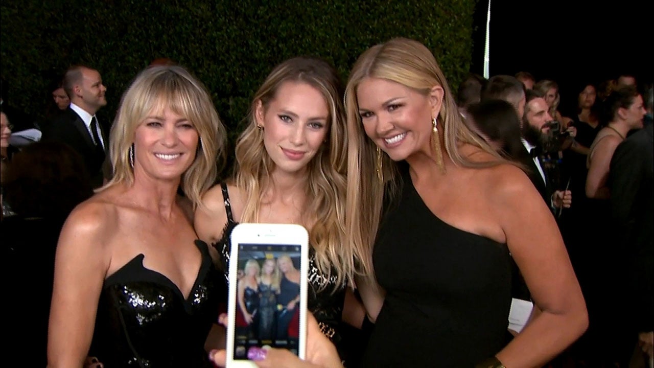 Robin Wright Brings Gorgeous Look-Alike Daughter, Dylan Penn, as Her ...