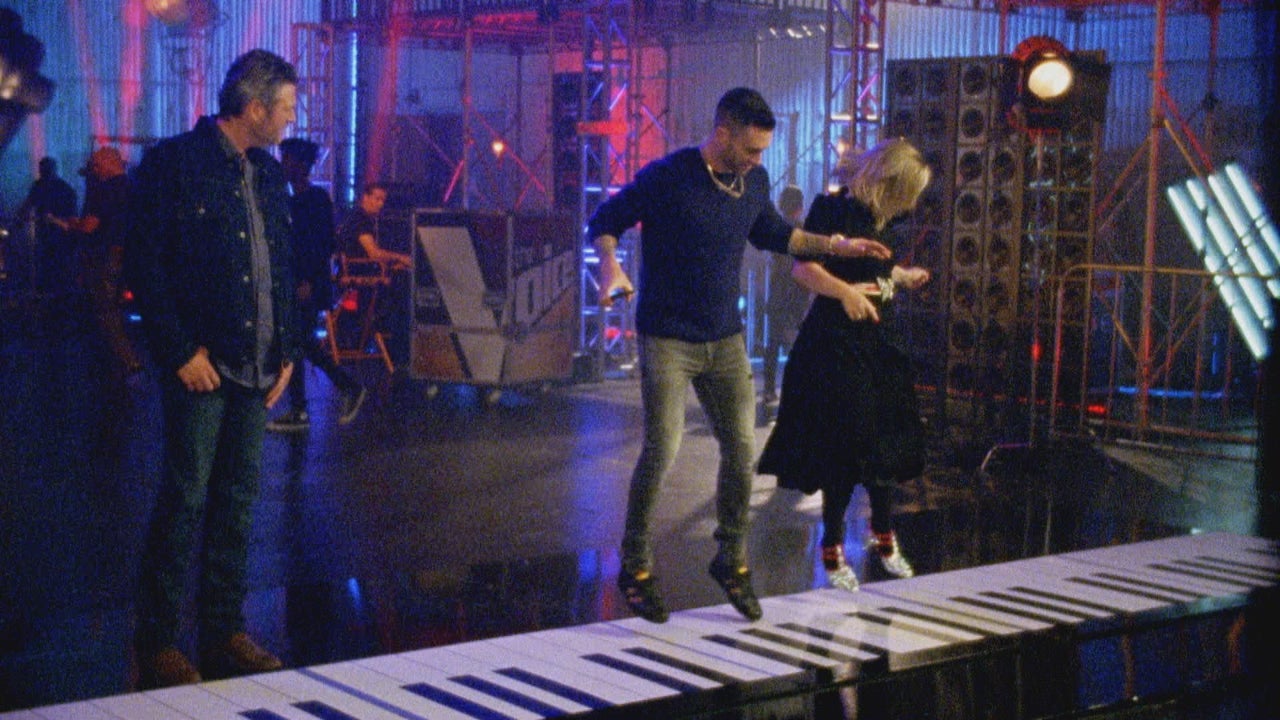 'The Voice' Season 16: Watch the Coaches Play a Giant Piano! (Exclusive)