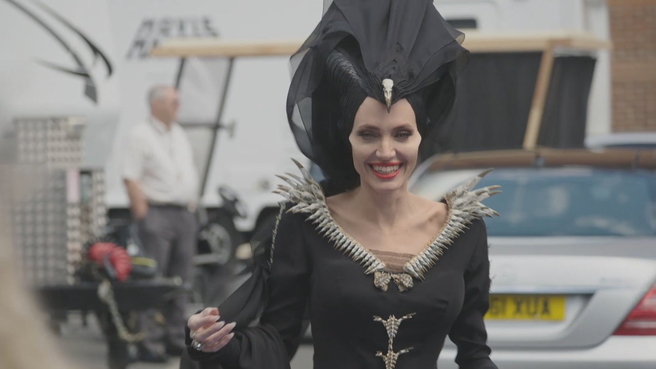 'Maleficient: Mistress of Evil': Angelina Jolie Enjoys Ping-Pong on Set ...