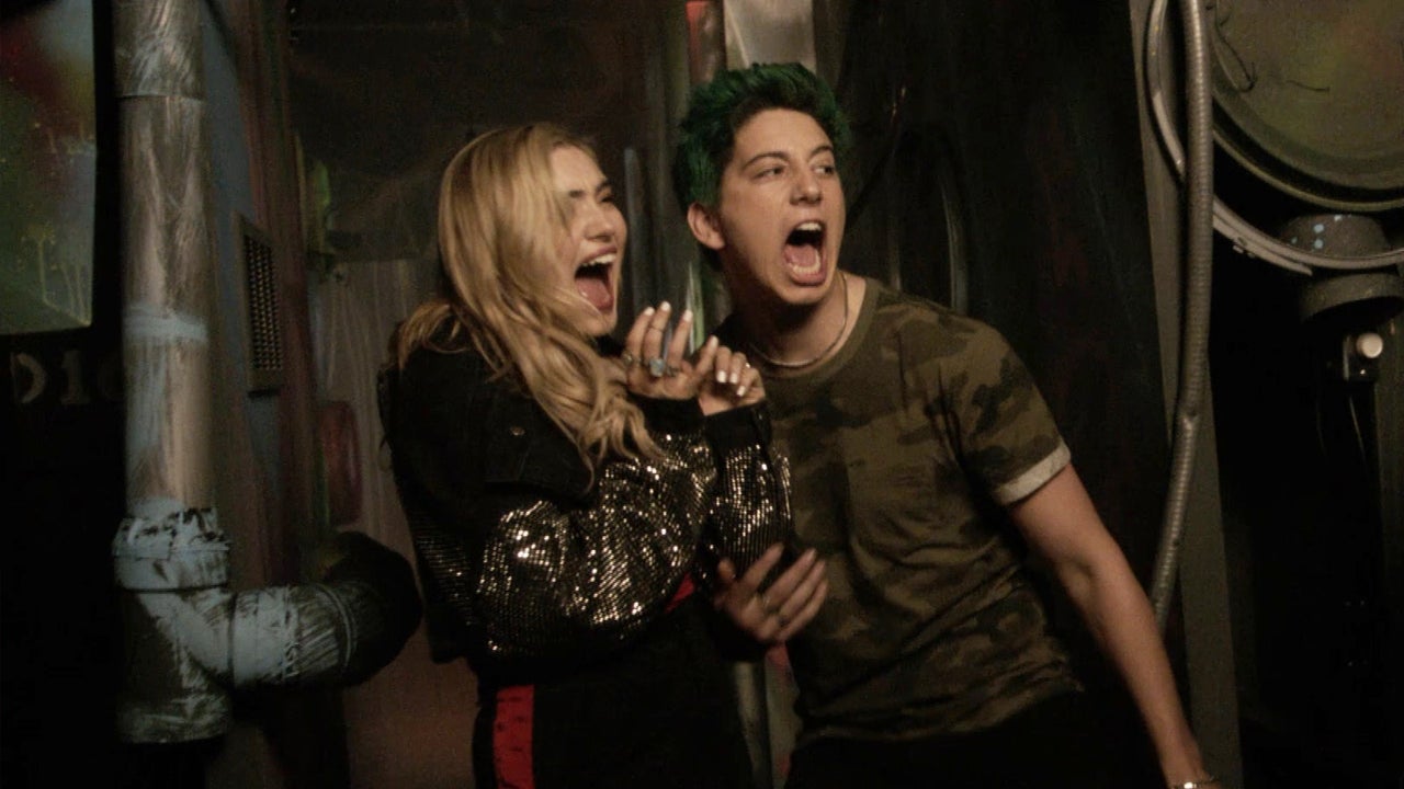 Watch 'Zombies 2' Stars Milo Manheim and Meg Donnelly Take on a Haunted ...