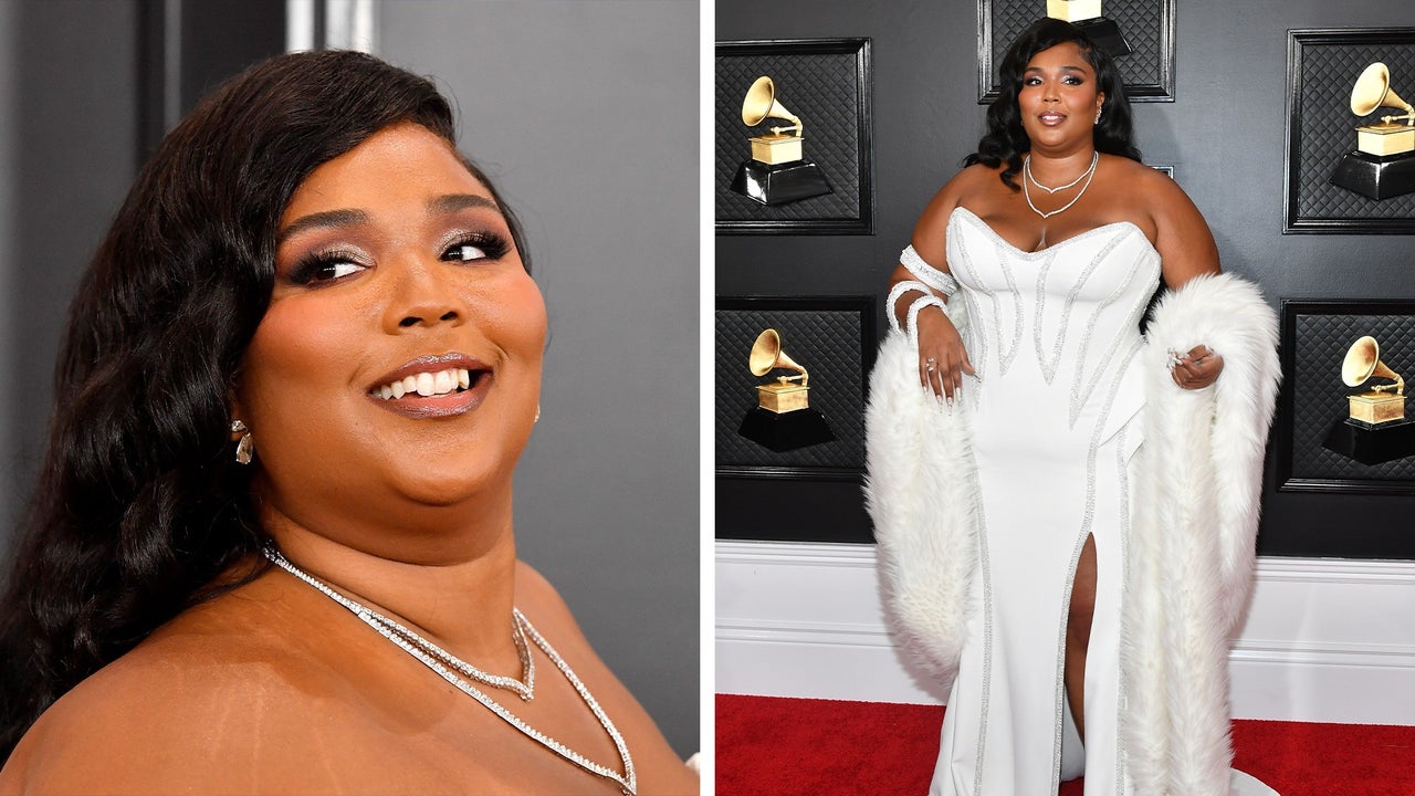 Lizzo Makes Her GRAMMYs Red Carpet Debut!