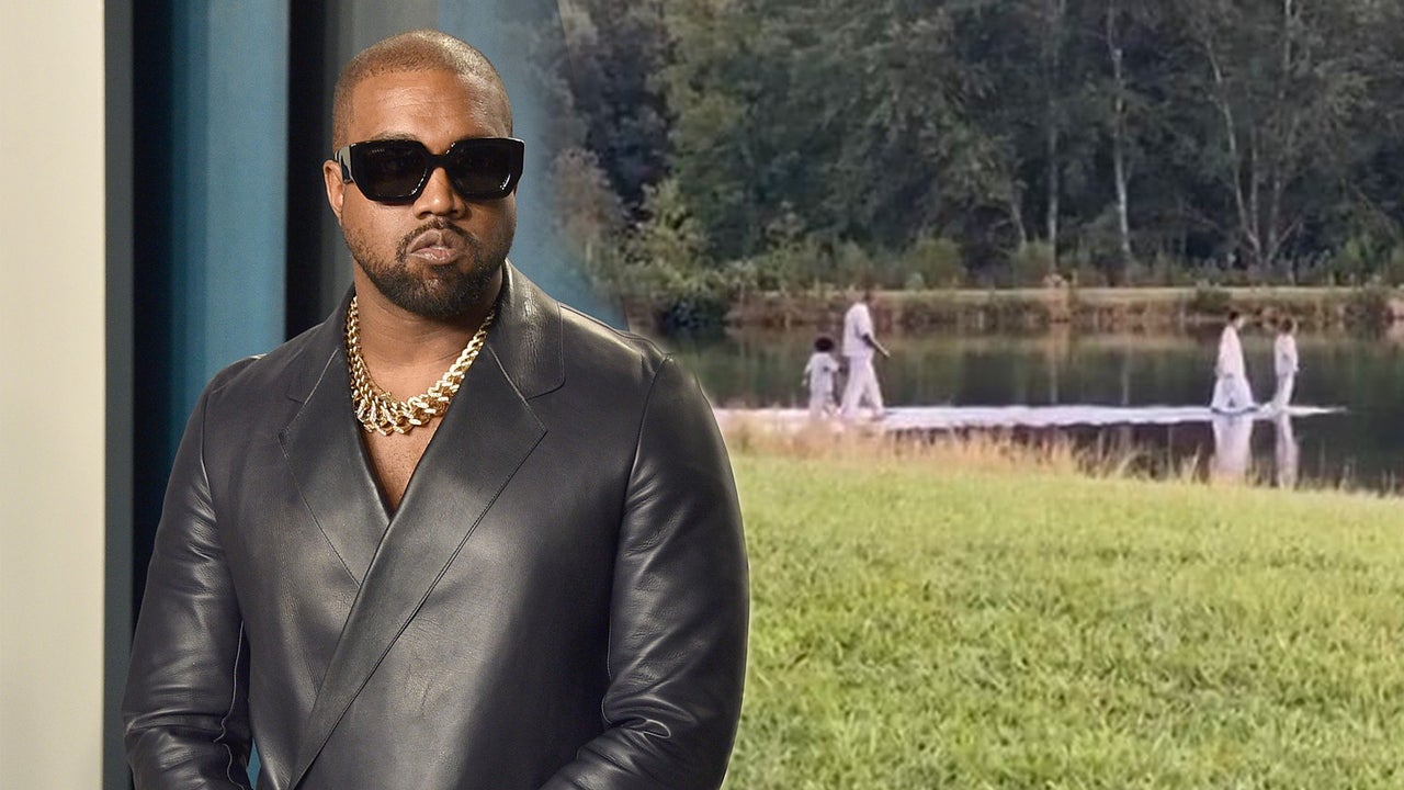 Kanye West Walks on Water During Sunday Service With Joel Olsteen: Watch