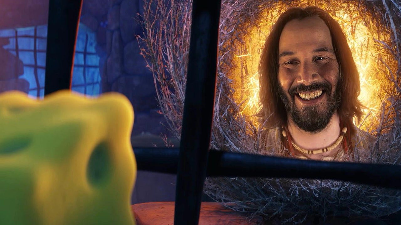 Keanu Reeves Is SpongeBob's Spirit Guide in Exclusive 'Sponge on the ...