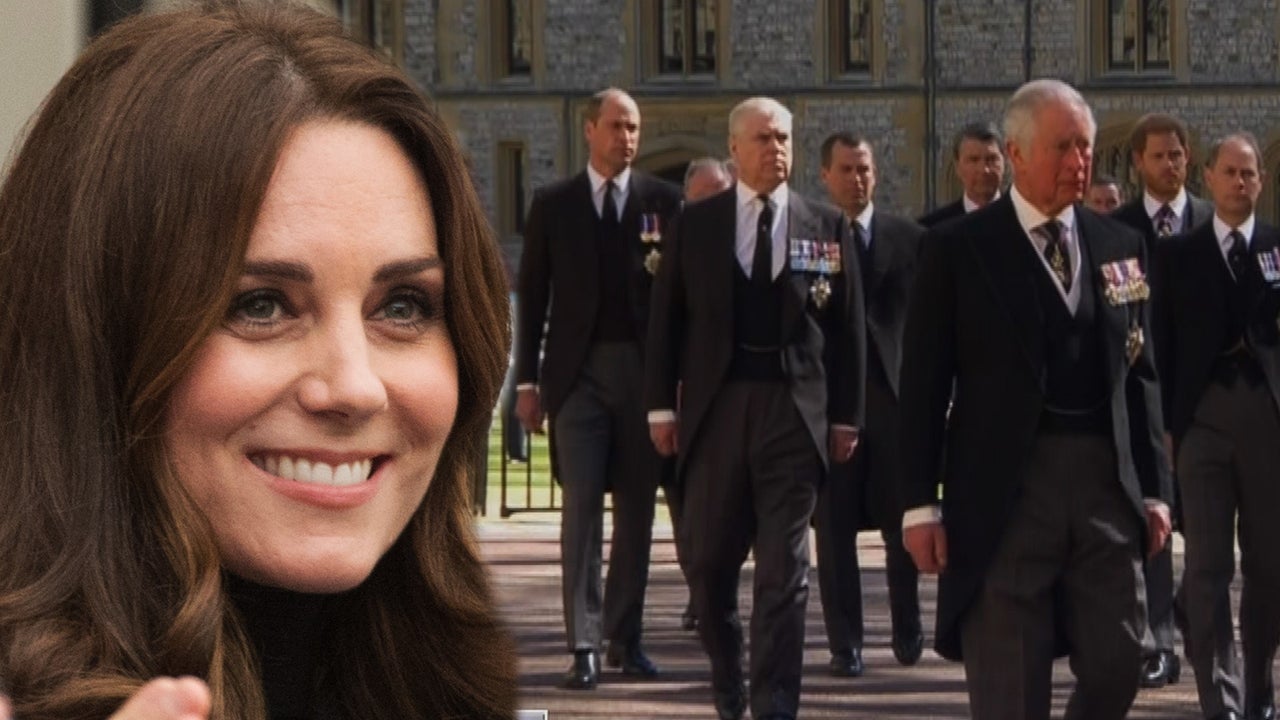 Kate Middleton Served as 'Peacemaker' for Prince William and Prince Harry at Prince Philip’s Funeral