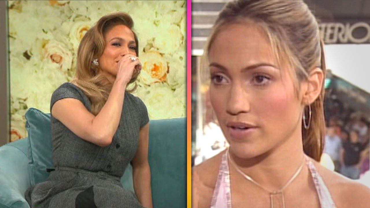 Jennifer Lopez Can't Stop Giggling Watching Back Old 'TRL' Interview
