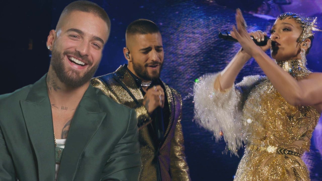 Maluma Reacts to 'Marry Me' Co-Star J.Lo Crashing His Concert (Exclusive)
