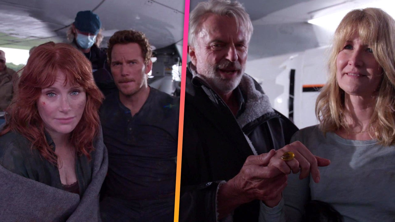 'Jurassic World Dominion': Watch the Cast on Set Together for the First ...