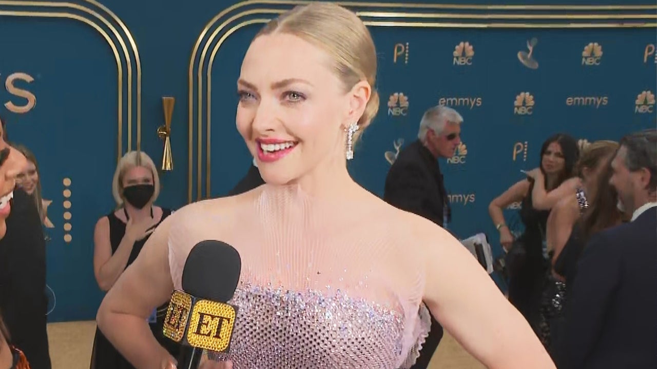 Emmys 2022: Amanda Seyfried Feels Like a Knight in Her Armored Armani ...