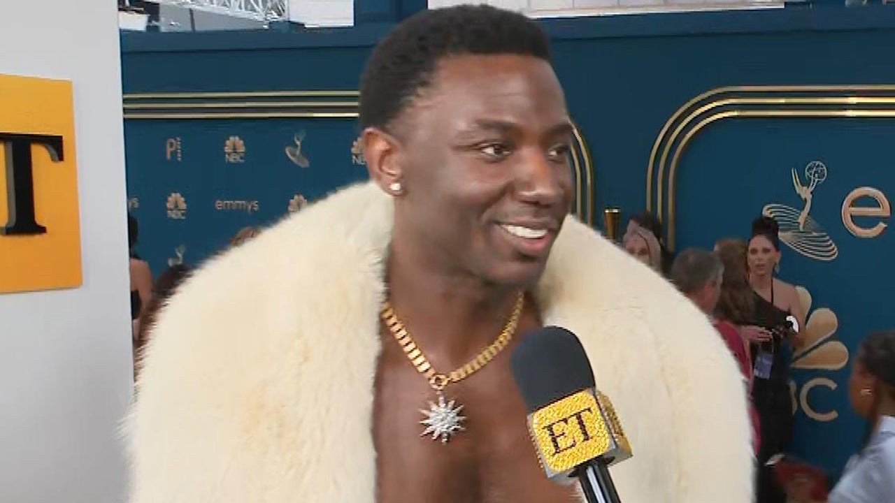 Emmys 2022: Jerrod Carmichael Sports Diddy's Fur Coat in L.A. Heat ...
