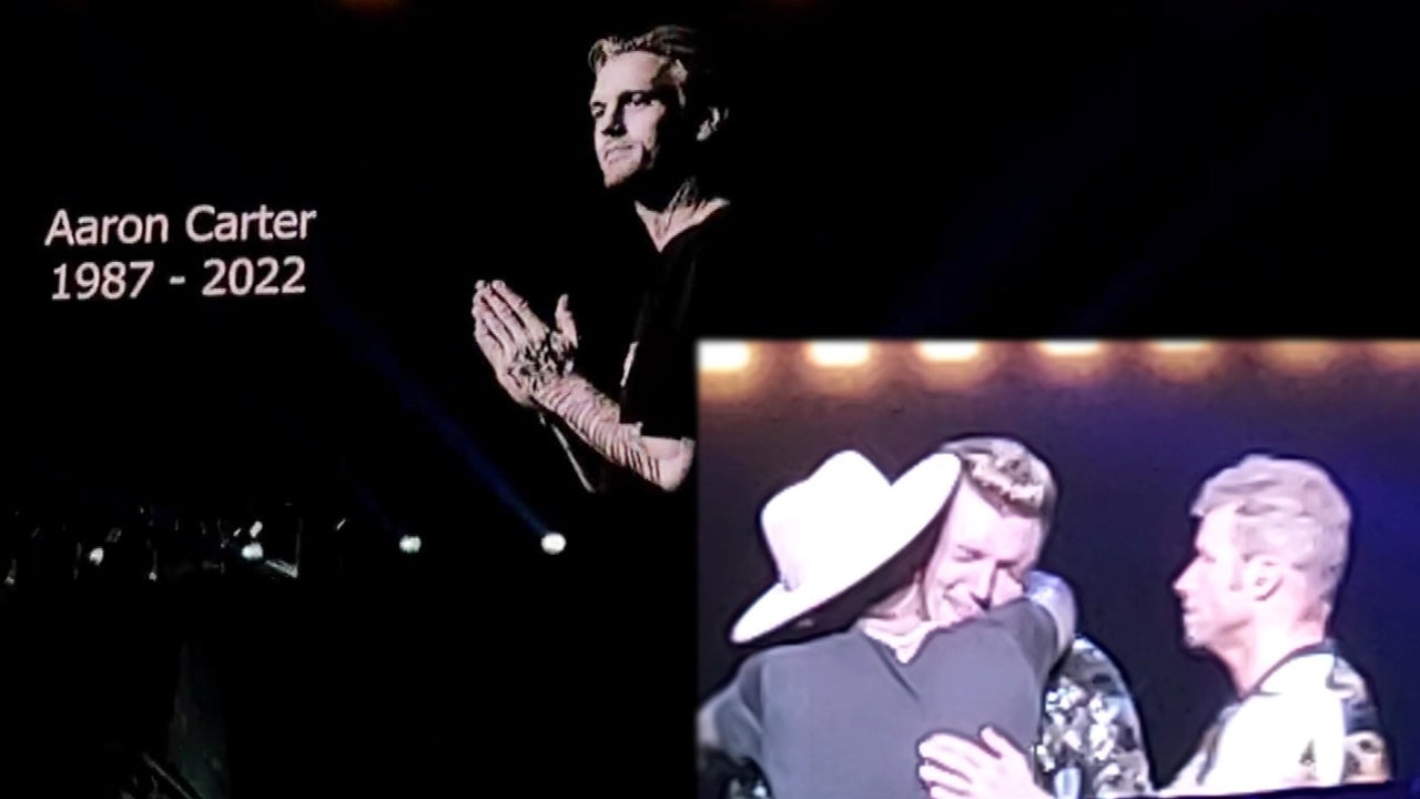 Nick Carter Breaks Down as Backstreet Boys Pay Tribute to Aaron Carter ...