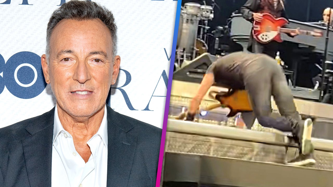 Bruce Springsteen Falls on Stage During a Performance!