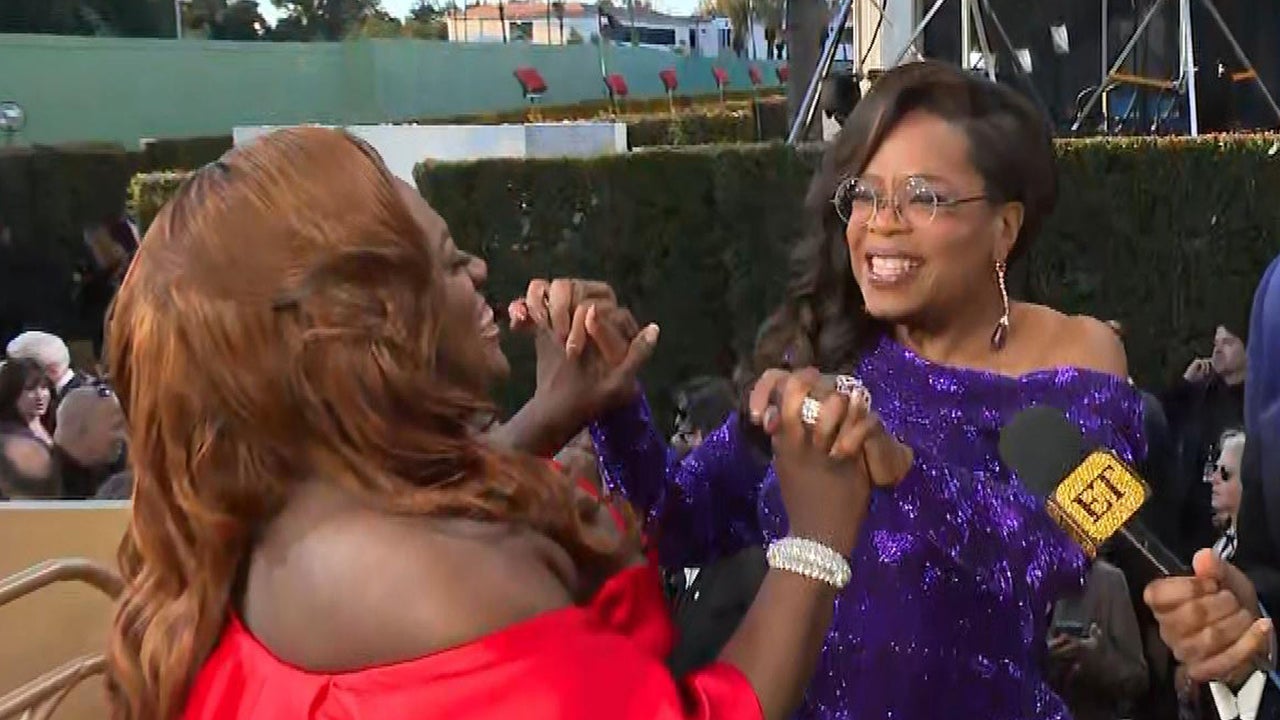 Watch Oprah Crash Danielle Brooks’ Golden Globes Interview for a ‘The Color Purple’ Sofia ...