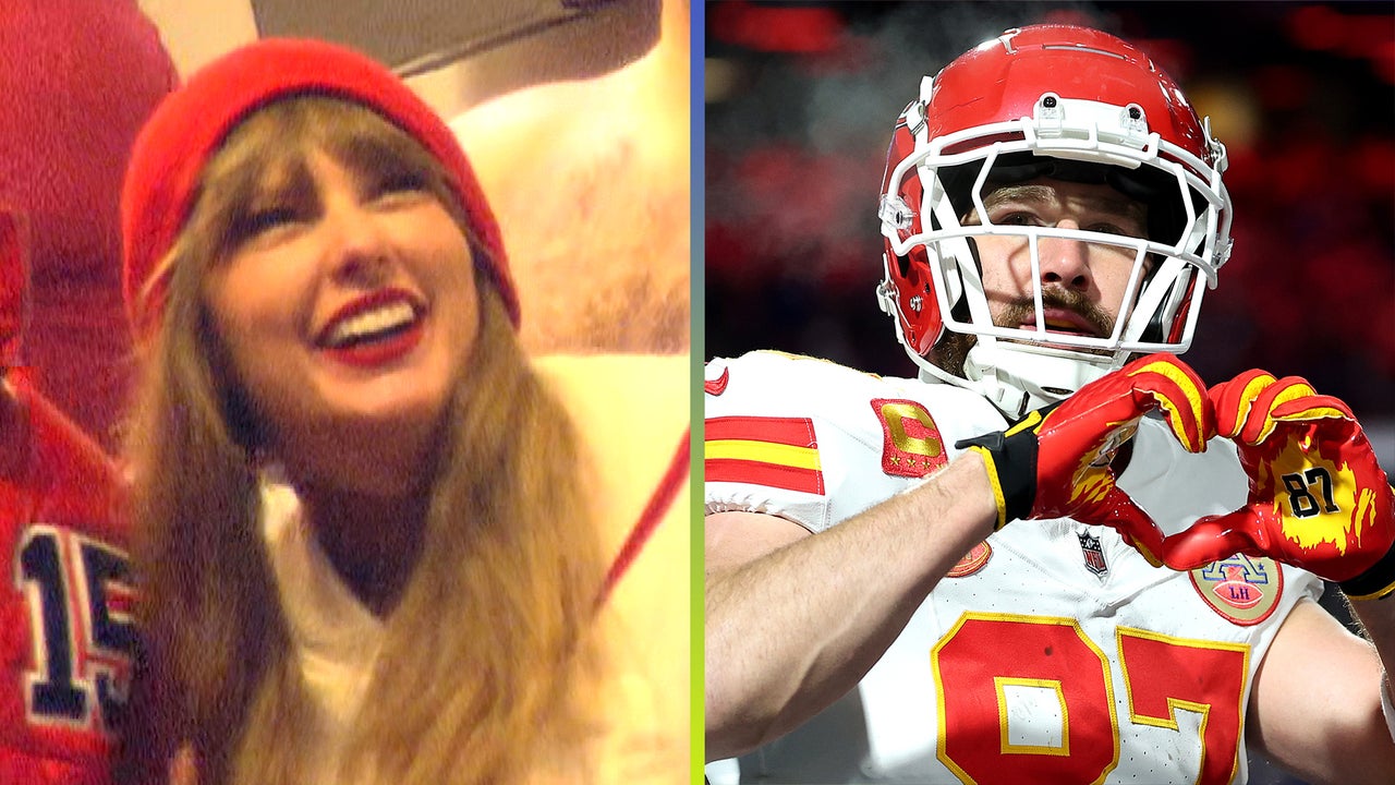 Travis Kelce Does Taylor Swift's Signature Heart Hands at Chiefs Game