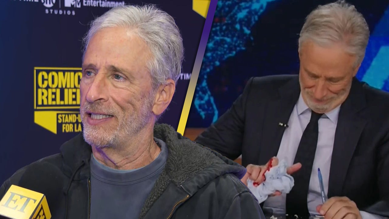 Jon Stewart Gives Update on His Hand After Bloody 'Daily Show' Moment ...