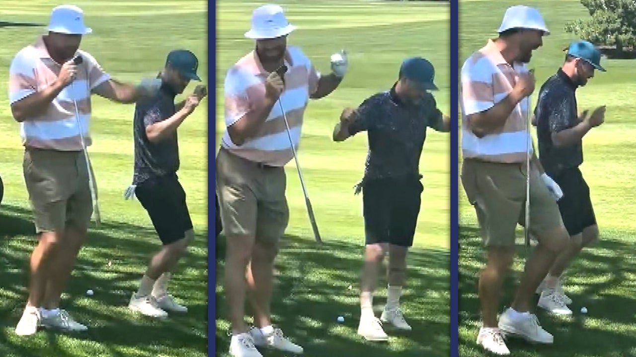 Justin Timberlake and Travis Kelce Dance It Out at Charity Golf Tournament