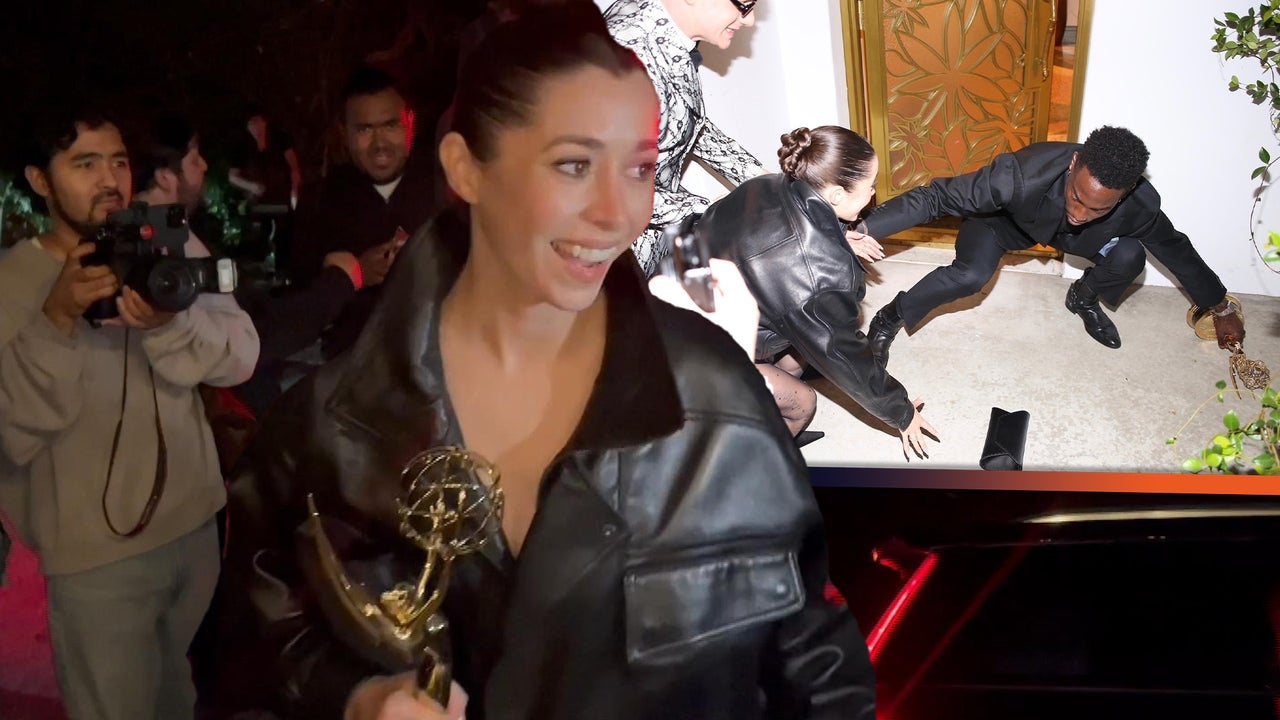 Cristin Milioti Takes a Tumble, Drops Emmy in Post-Show Celebration!