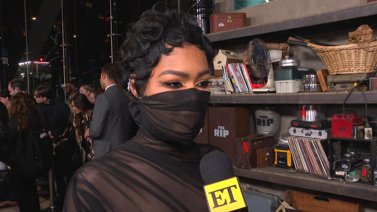 Teyana Taylor Goes Incognito at ‘The Rip’ Premiere After Golden Globe Win